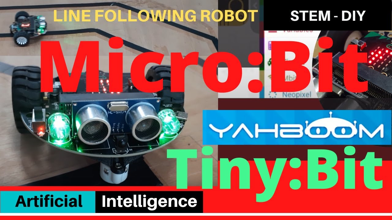 Working With Microbit Tinybit Part 3 How To Code A Line Following Robot On Makecode