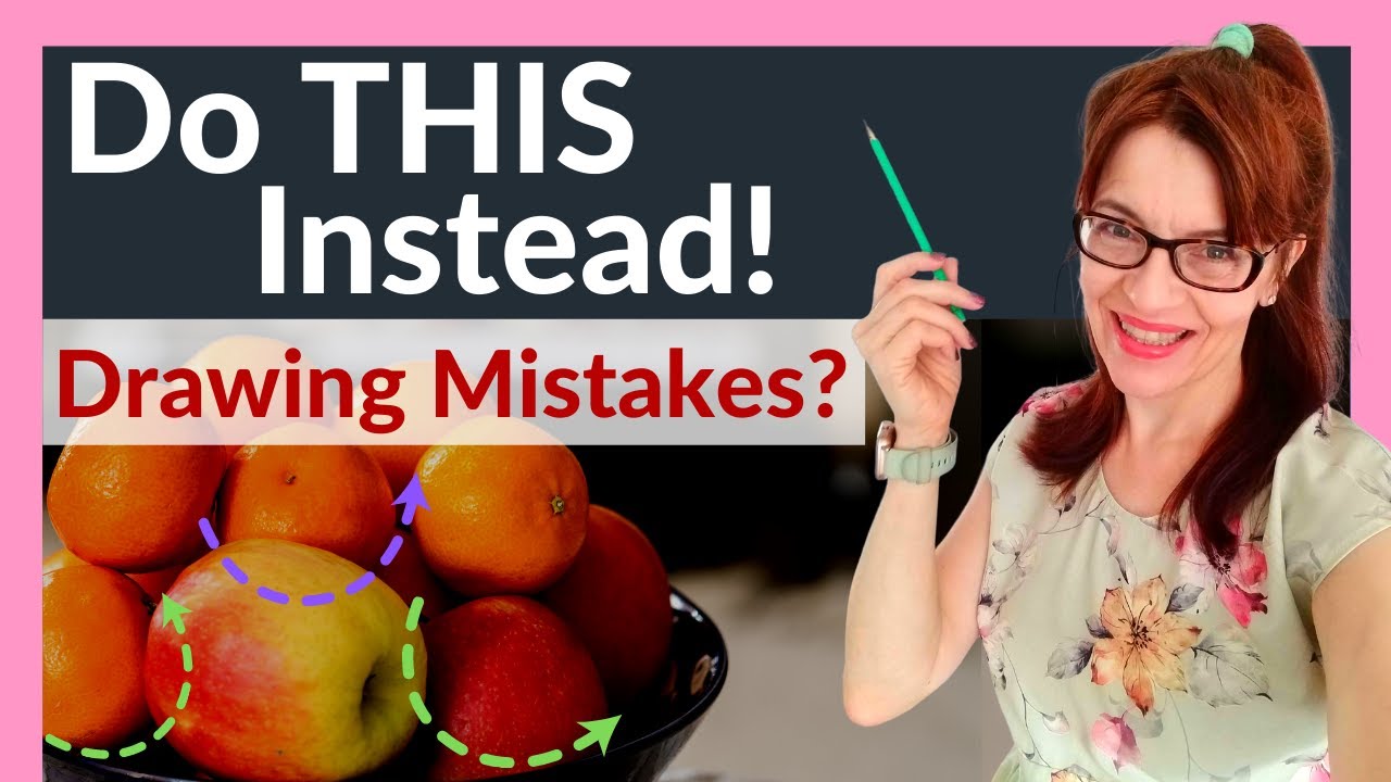 Drawing Tutorial For Beginners (AVOID these Still Life Drawing Mistakes ...