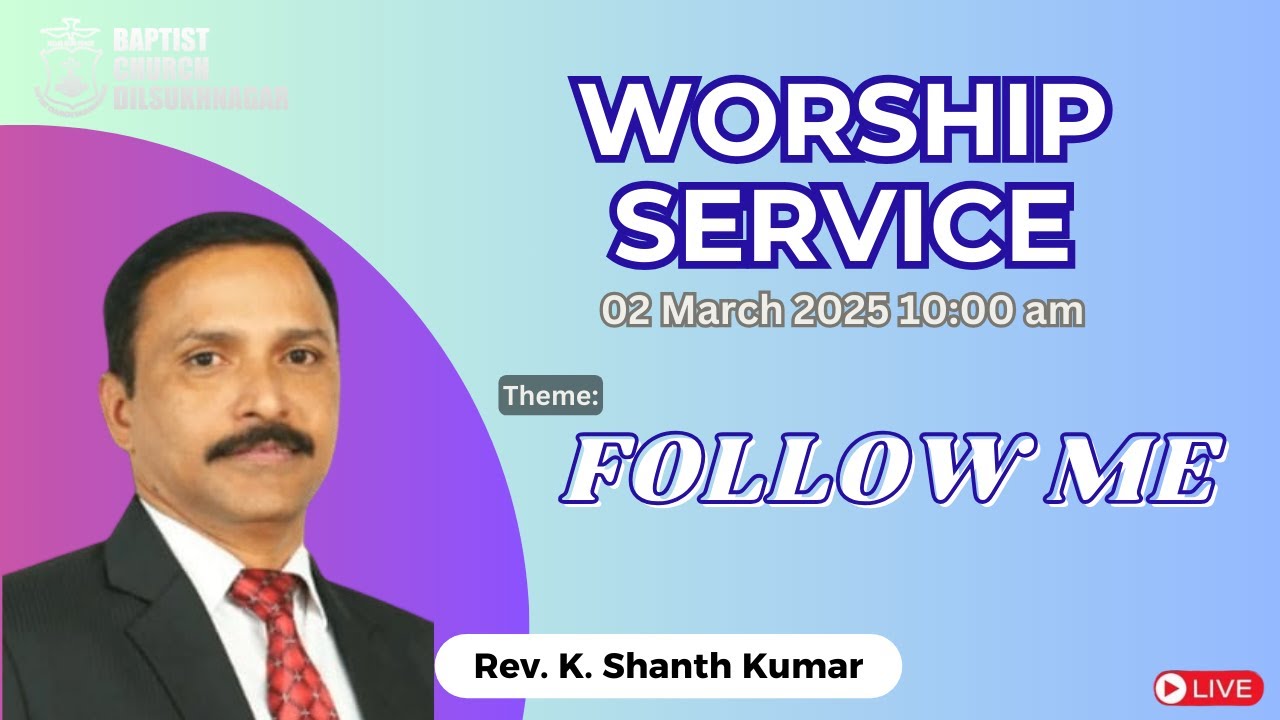 Worship Service ll Rev.K. Shanth Kumar ll 02.03.2025 - YouTube