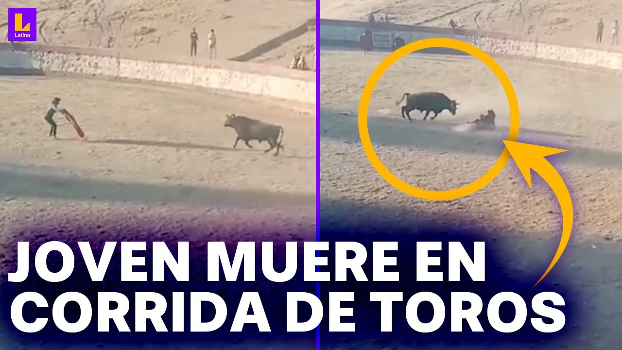 Joven muere en corrida de toros de Perú - YouTube