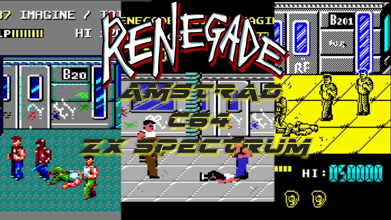 amc64zx #2 Renegade Version Comparaison Amstrad/C64/ZX Spectrum - YouTube