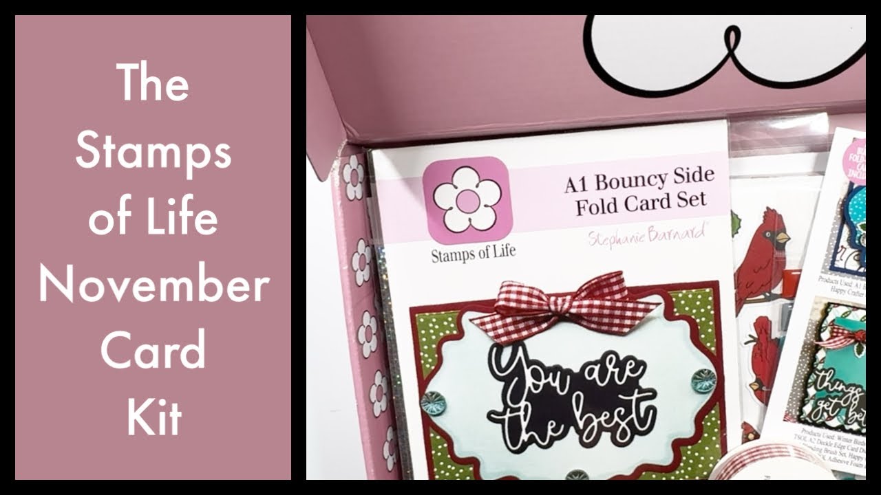 November Card Kit From The Stamps Of Life: Get Yours Now! - YouTube