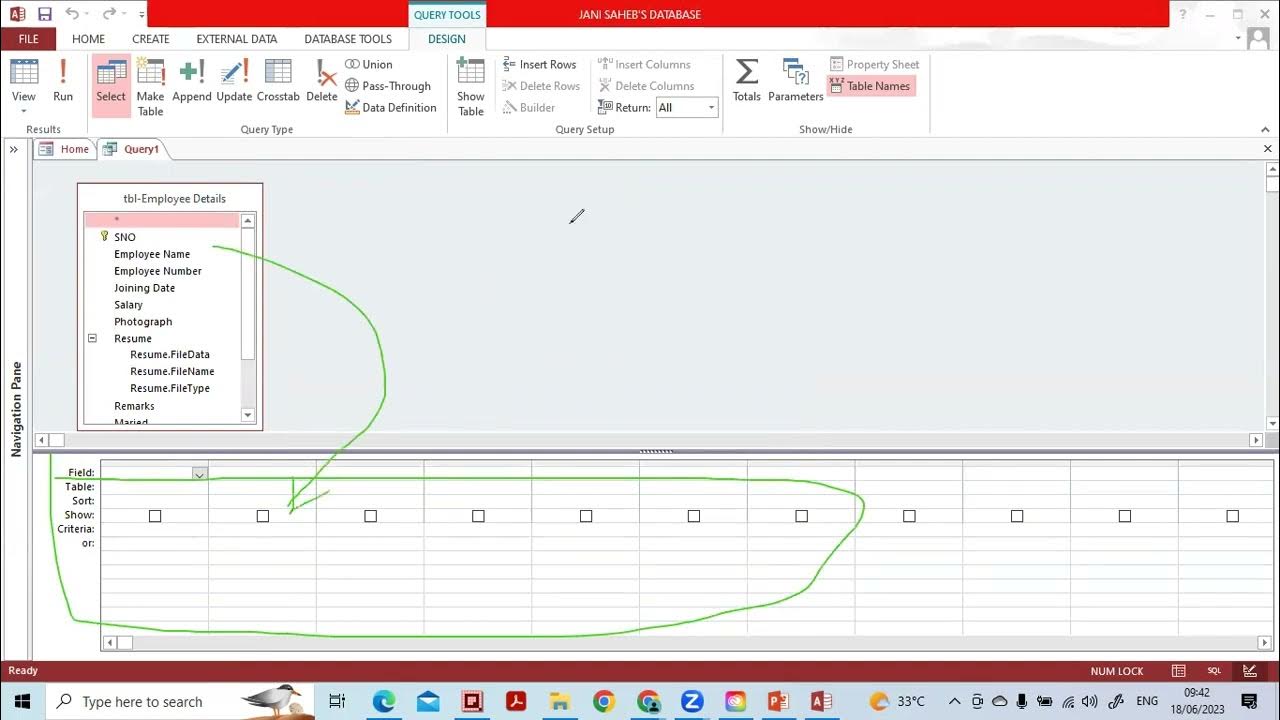 MS Access Training 2023|Part 8.1| Queries | Part 1 - YouTube