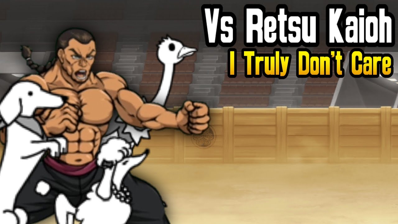 Vs Retsu Kaioh (I Don't Mind One Bit) | The Battle Cats JP [Baki Hanma ...