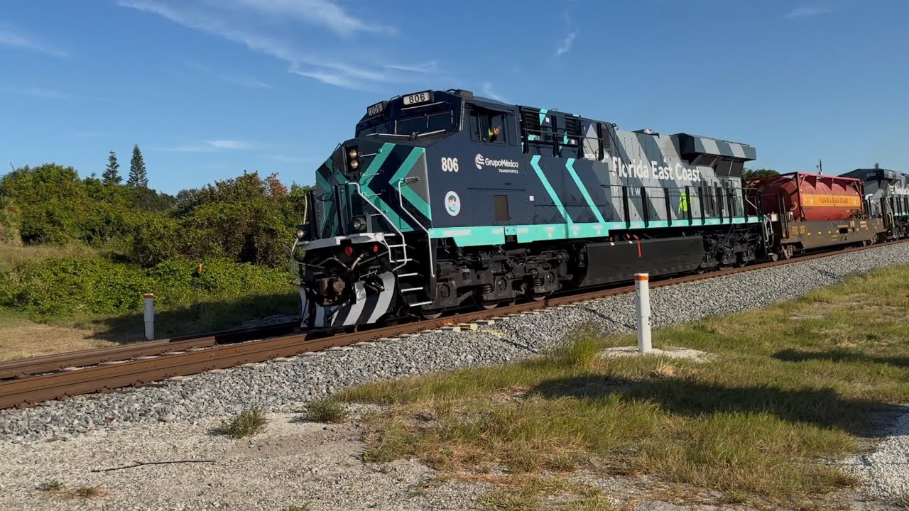 FEC TRAIN 206 @ 4:54pm 10-24-24 - YouTube