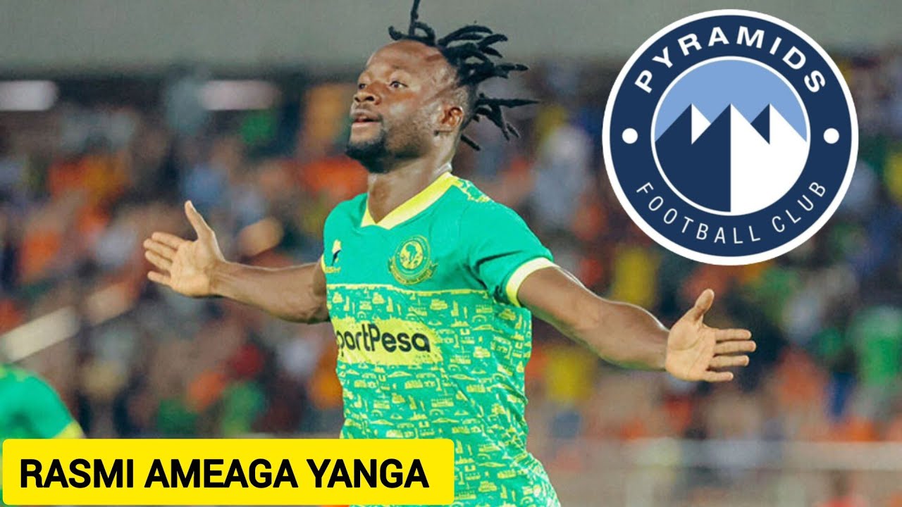 RASMI MAYELE AMEAGA YANGA ,KISHA KUTAMBULISHWA PYRAMIDS FC. - YouTube