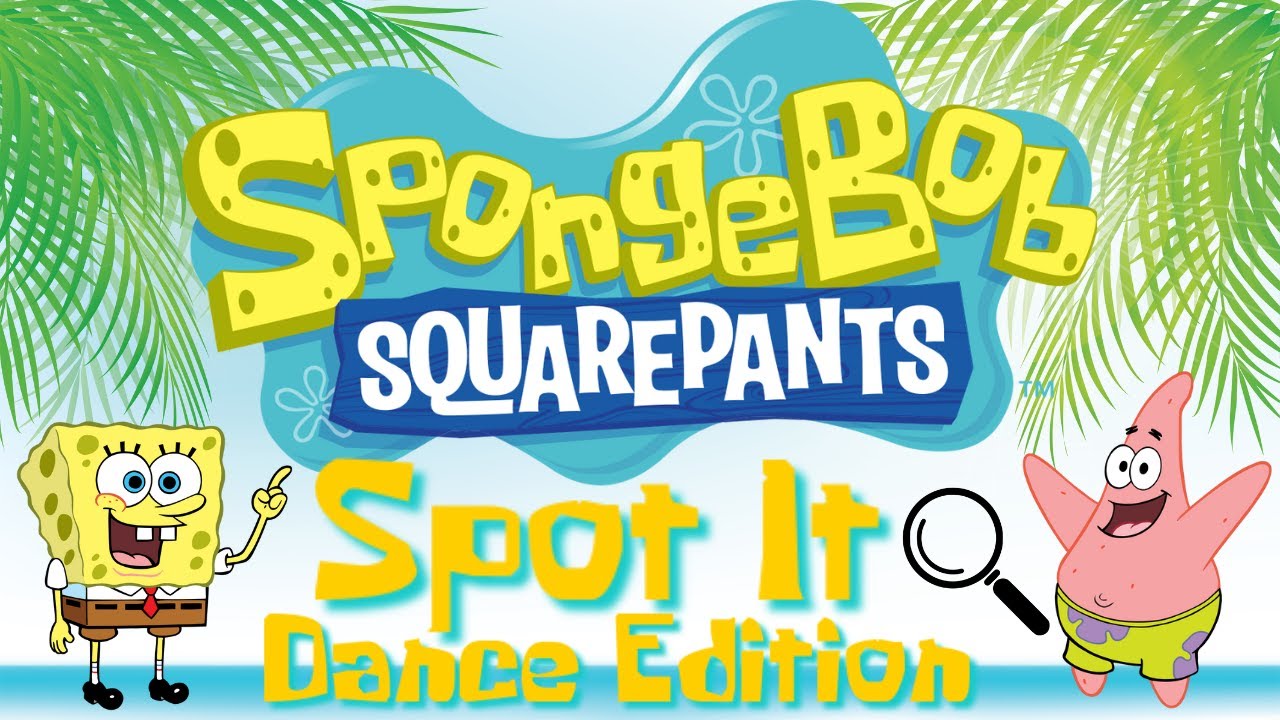 SpongeBob Spot It| Dance Edition| Brain Break| PE Warm Ups - YouTube