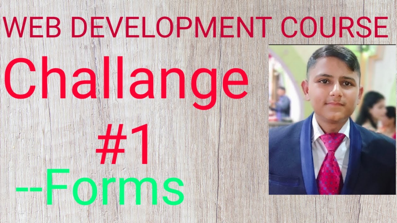 Challange #1 | Web Development Course Students | Forms - YouTube