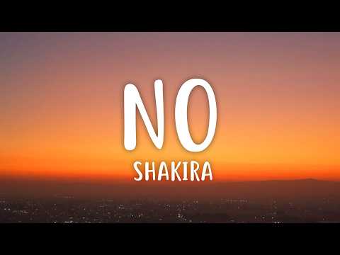 No - Shakira (Letra/Lyrics)