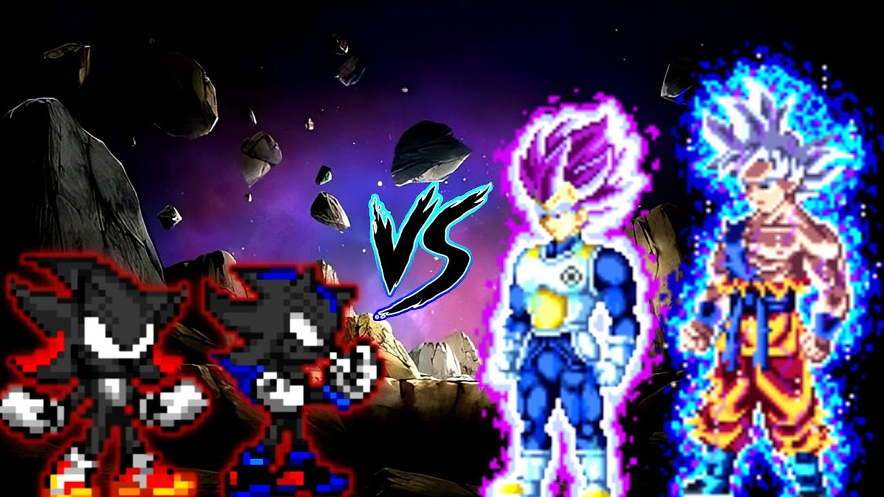 Dark Shadic V2 OP & Dark Sonow V2 OP VS Goku DBS V3.5 OP (AF) & Vegeta ...