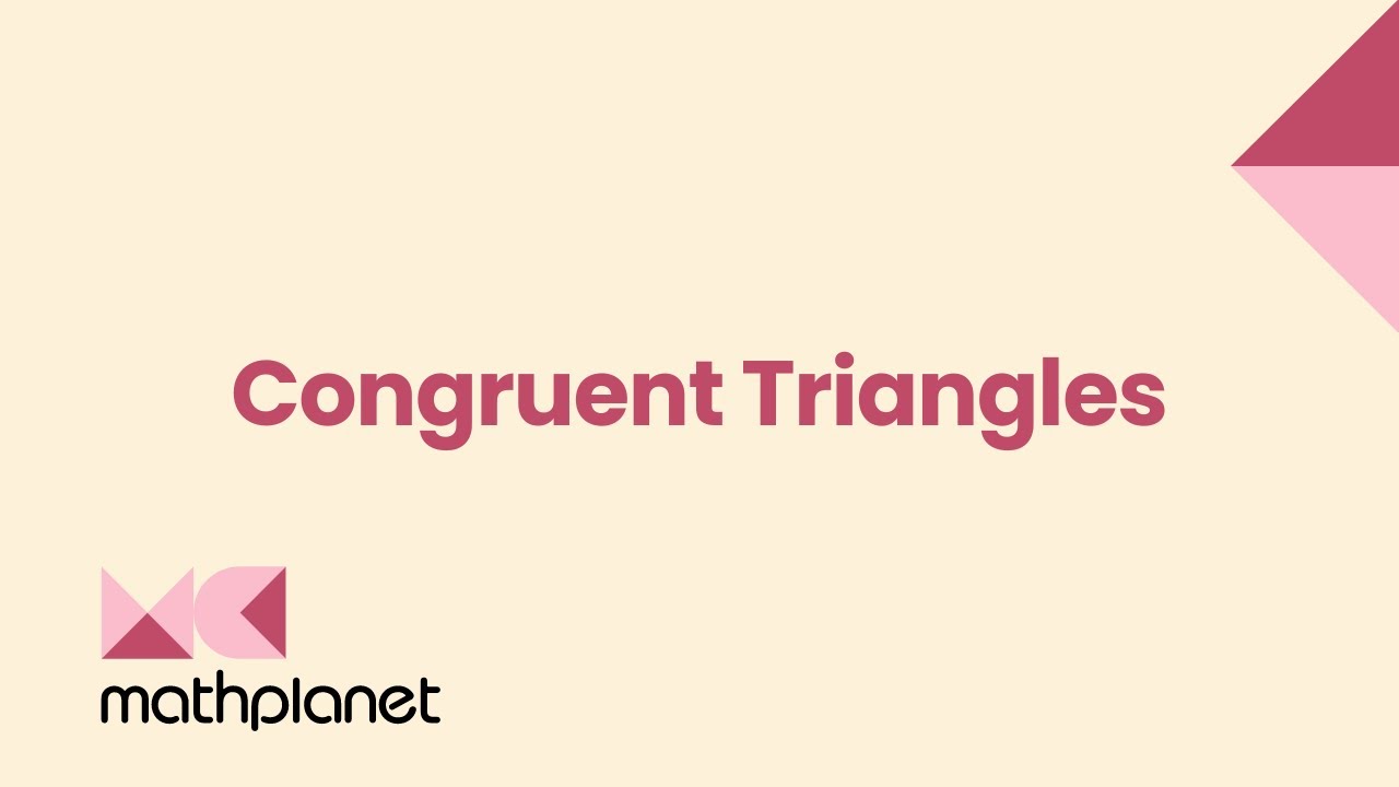 Congruent Triangles - YouTube