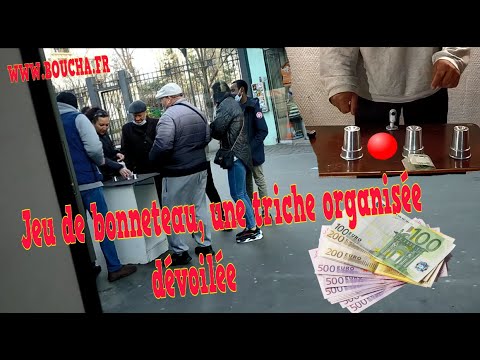 Jeu de bonneteau, une triche organisée, dévoilée - 3 gobelets - YouTube