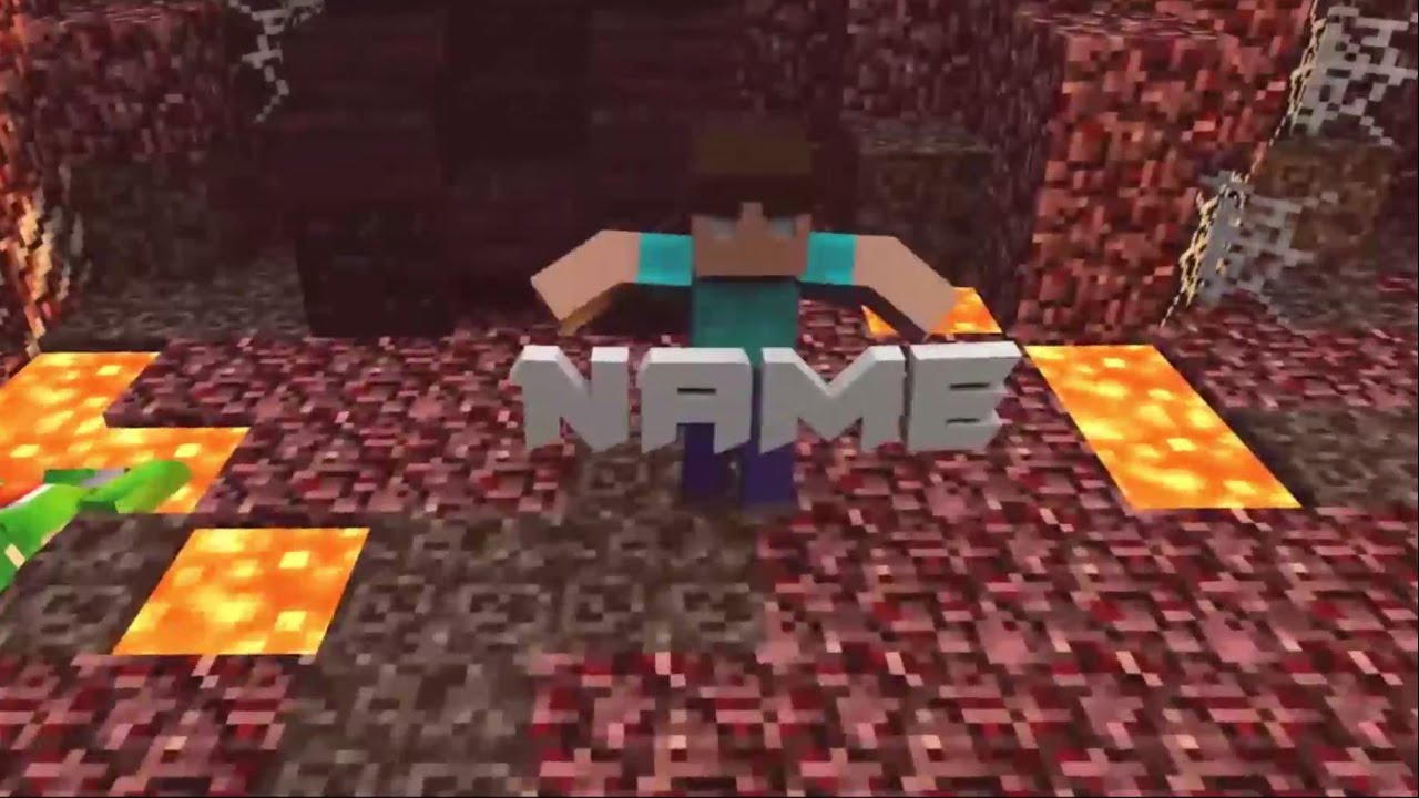 Download Minecraft Free Intro Template Blender Only 2016 Youtube