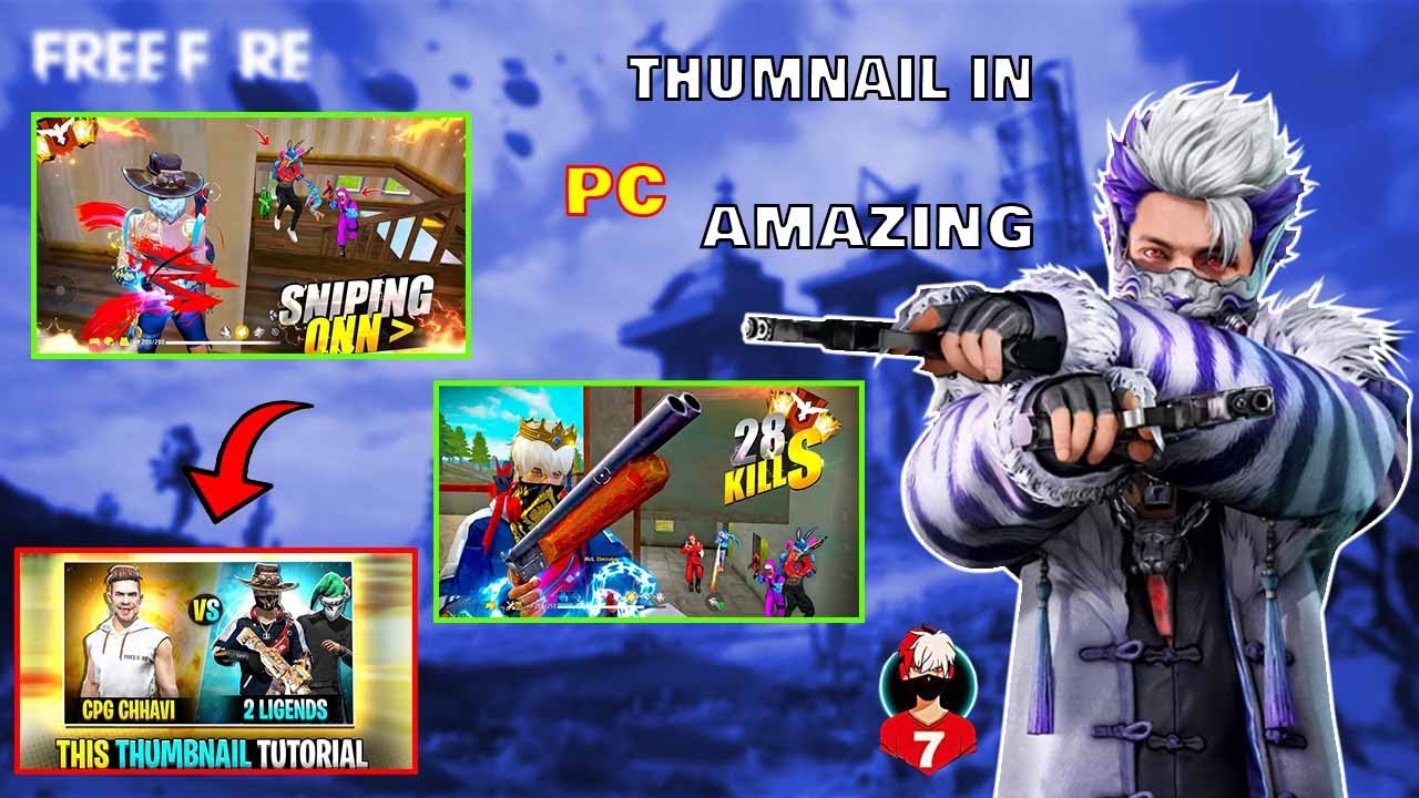Thumnail create gaming and simple freefire - YouTube