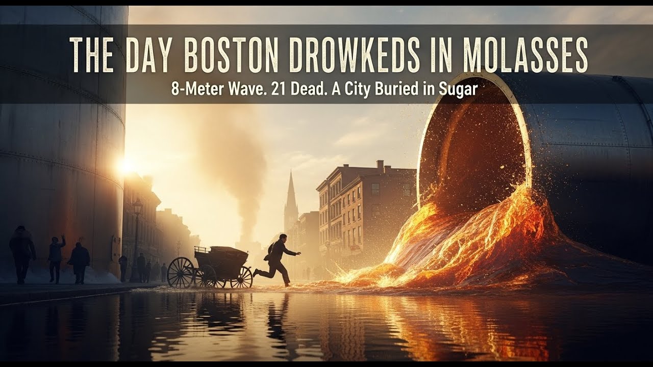 The Day Sweetness Killed: Boston's 1919 Molasses Flood - YouTube
