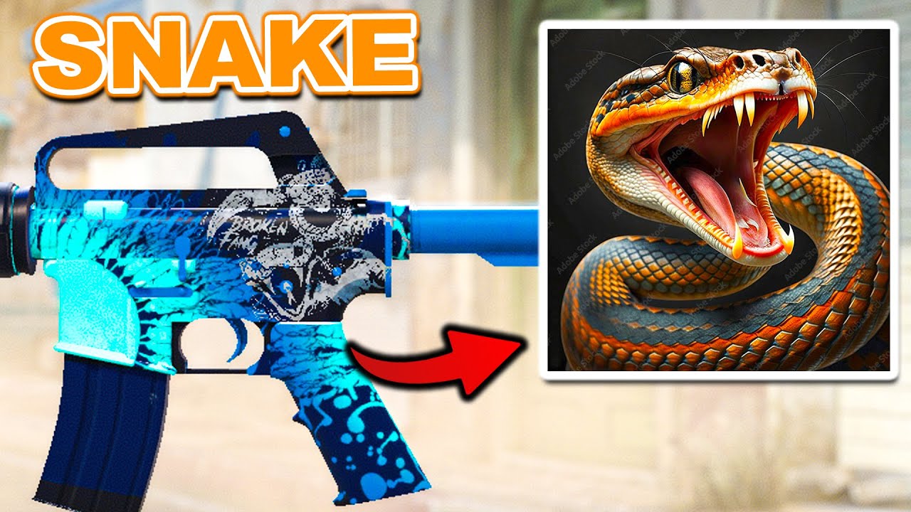 THIS NEW SNAKE CRAFT IS INSANE🔥- How to Craft SNAKE in CS2 - BEST COMBO ...