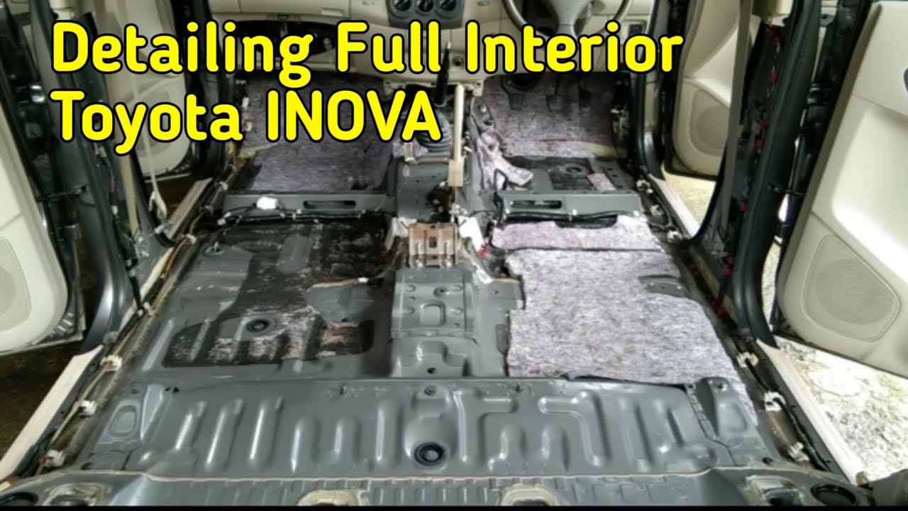 SALON INTERIOR MOBIL INOVA DI KERJAKAN SENDIRI - YouTube