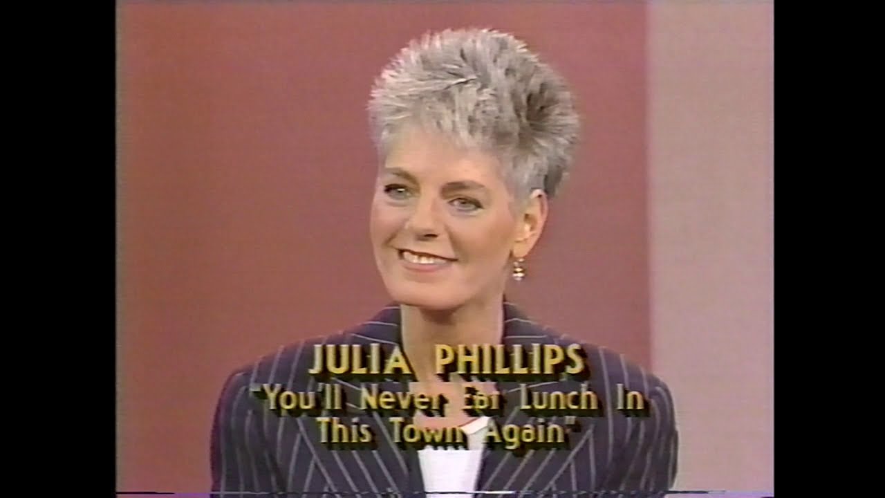 The Phil Donahue show: Julia Phillips 1991 - YouTube