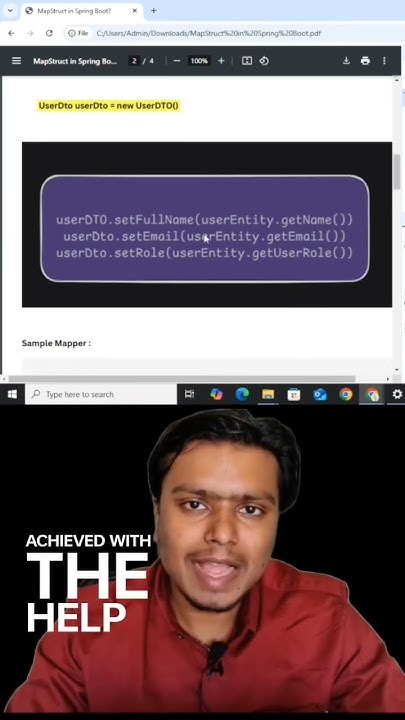 What is MapStruct and How it can be useful in Model Mapping? #coding # ...