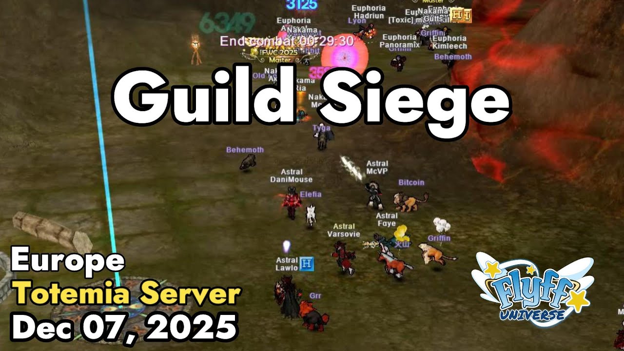 Guild Siege (Totemia) December 07, 2025 | Flyff Universe - YouTube