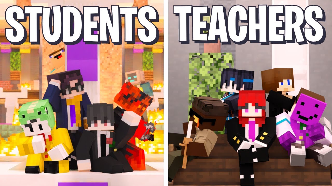 200 Players Simulate High School In Minecraft! - YouTube
