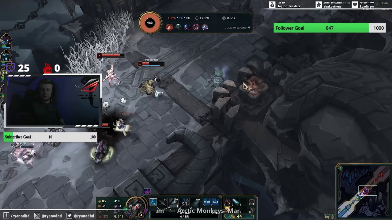 RyanODHD - SCOTTISH Streamer - League Of Legends !!!!!!! #RoadToPartner ...