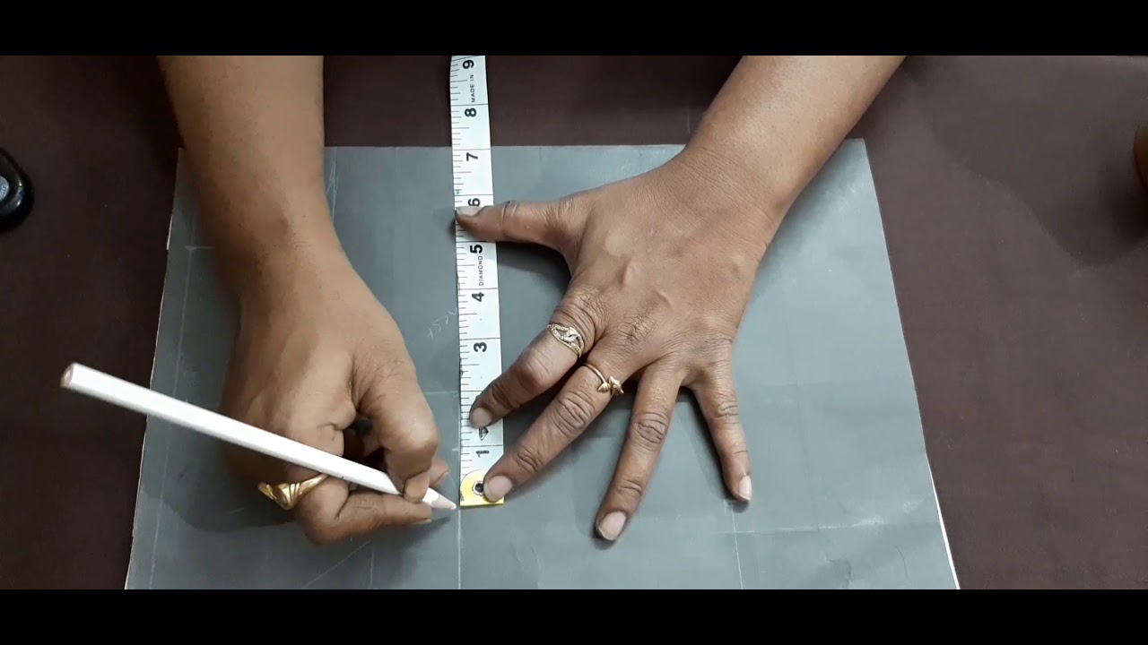 1 to 2 years baby bodice pattern drafting and cutting - YouTube