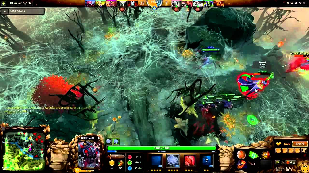 Akke Broodmother Ranked Gameplay - video pro gameplay in dota 2 - YouTube