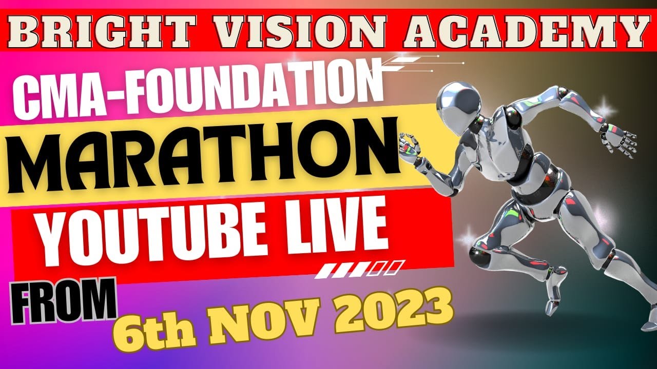 MISSION CMA-FOUNDATION || DEC-2023 EXAM || LIVE MARATHON || For ...