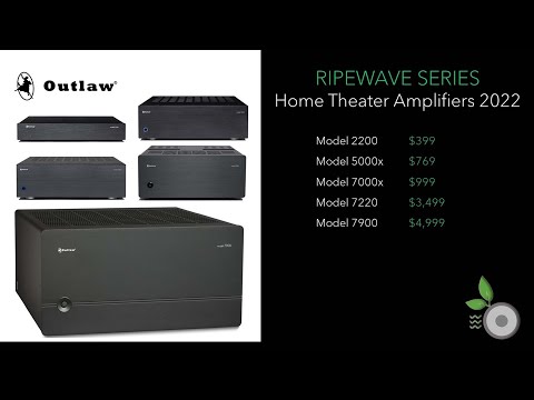 Outlaw Audio Amplifiers 2022 - All Models - 2200, 5000x, 7000x, 7220 ...