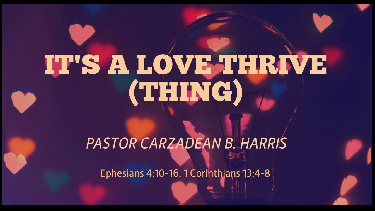 Sunday Morning Glory With RHEMA: "IT'S A LOVE THRIVE (THING)" - YouTube