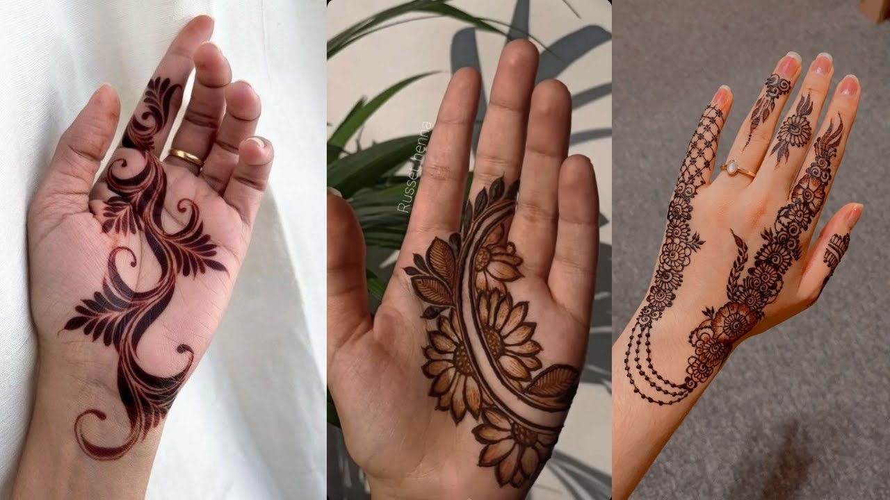 Mehndi Design Simple | Mehedi New Dijain | Mehndi Designs | Latest ...