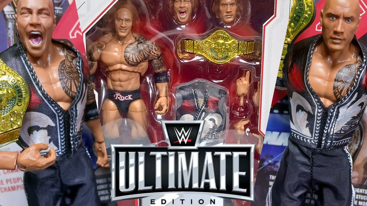 WWE ULTIMATE EDITION THE ROCK FINAL BOSS FIGURE REVIEW! | WTH EP.66 ...