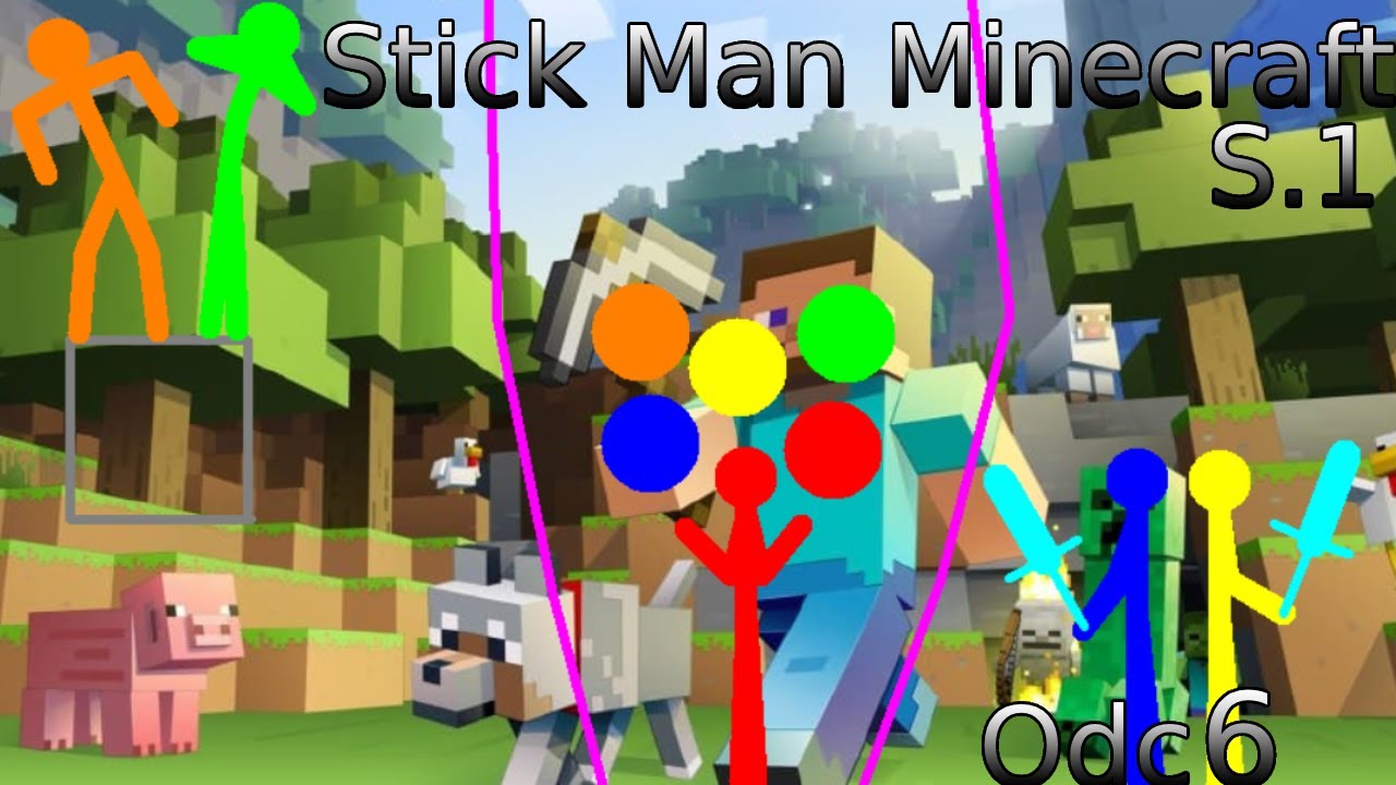Stick Man Minecraft S.1 odc 6 - YouTube