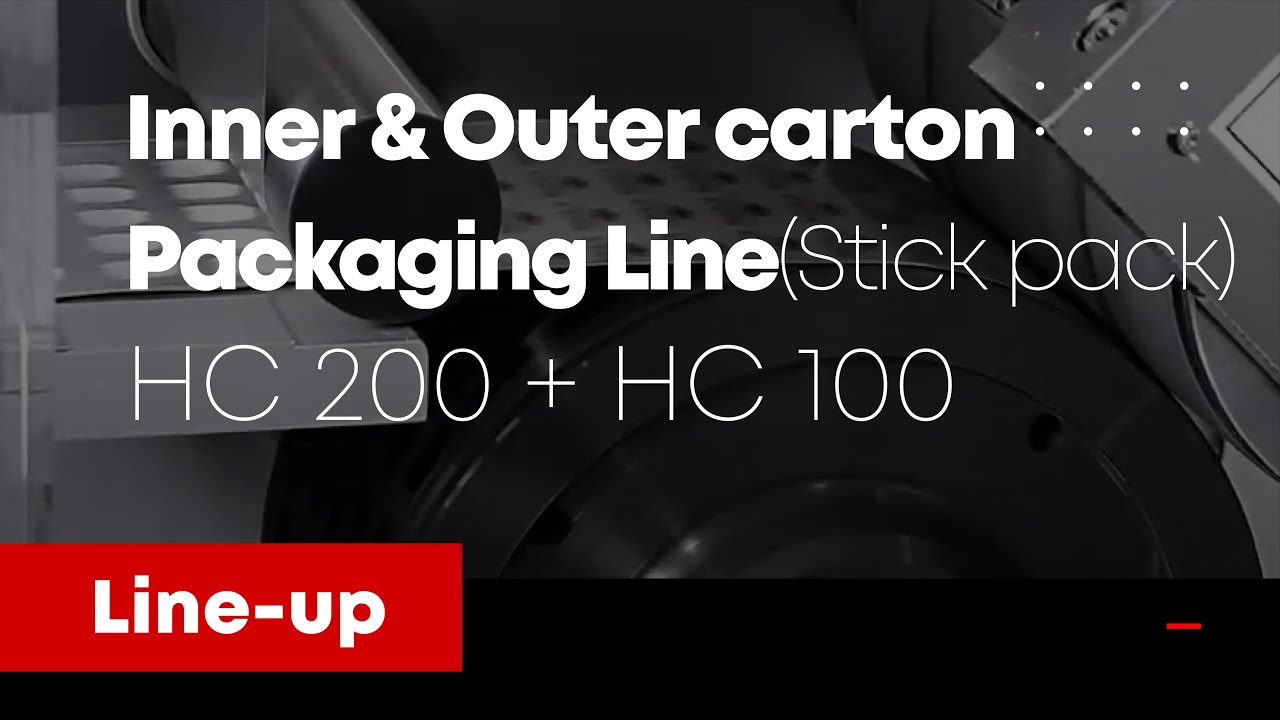 Stick pack carton packaging Dual carton HC 200 + HC 100 2021 - YouTube