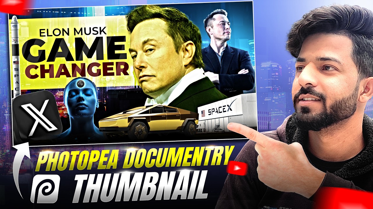 Create Viral Documentary Thumbnails in Photopea – Step by Step! - YouTube