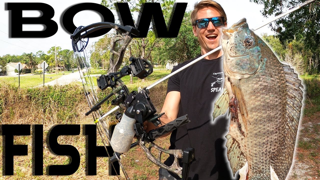 Shooting BACKYARD FISH | Hunting INVASIVE Blue Tilapia |Fishing My ...