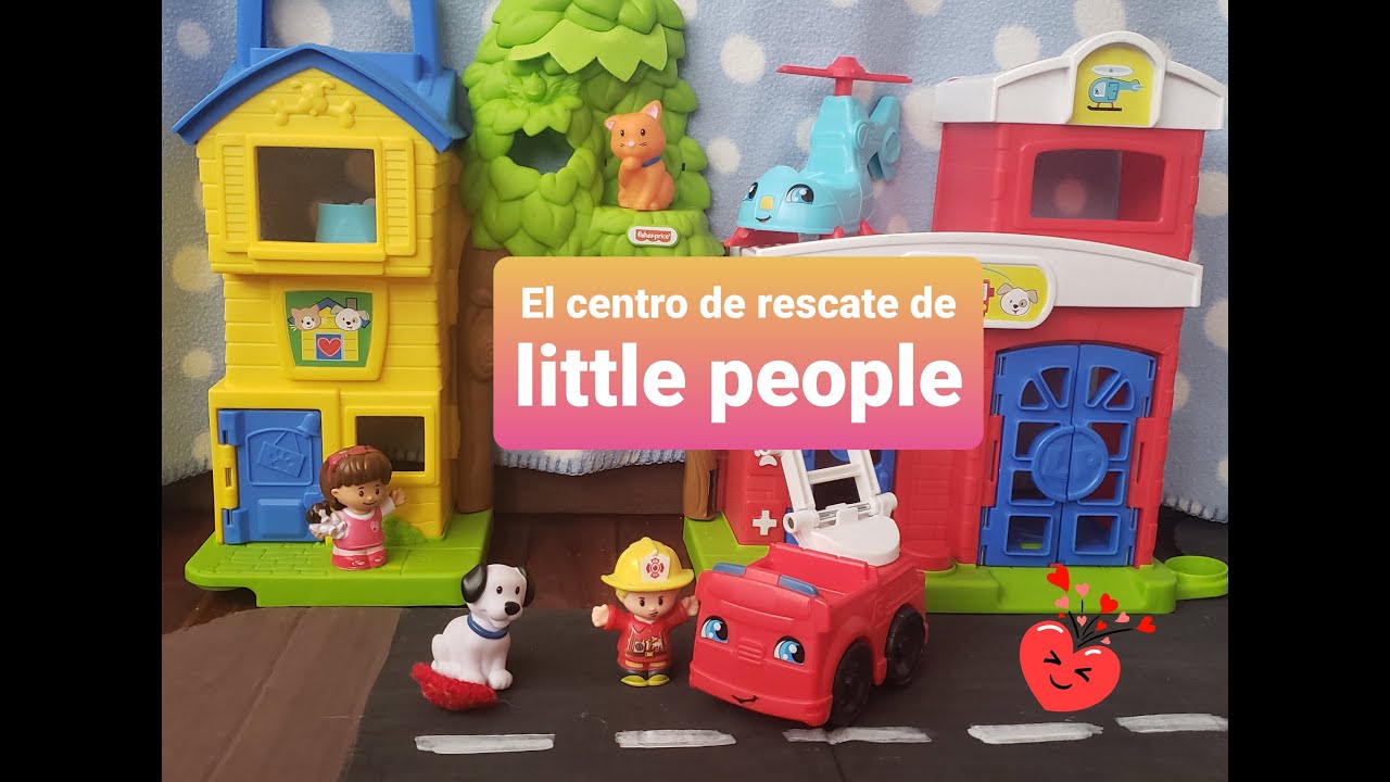 🚒Centro de rescate de Litttle People🚒LITTLE PEOPLE🚒Rescatando al gatito ...
