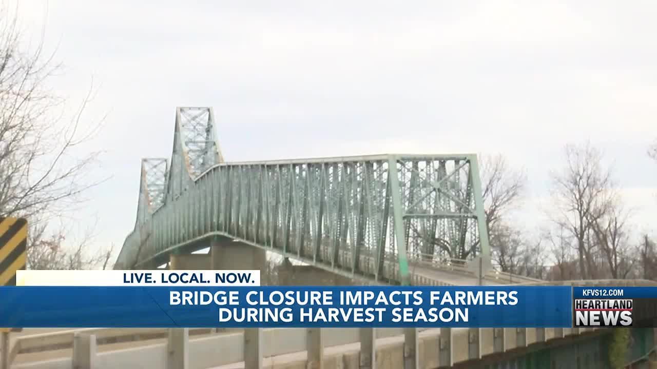 Bridge closure impacts farmers during harvest season - YouTube