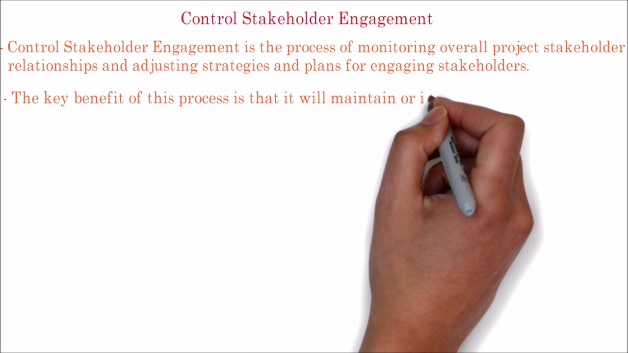 105. PMP | Control stakeholder engagement process overview - YouTube