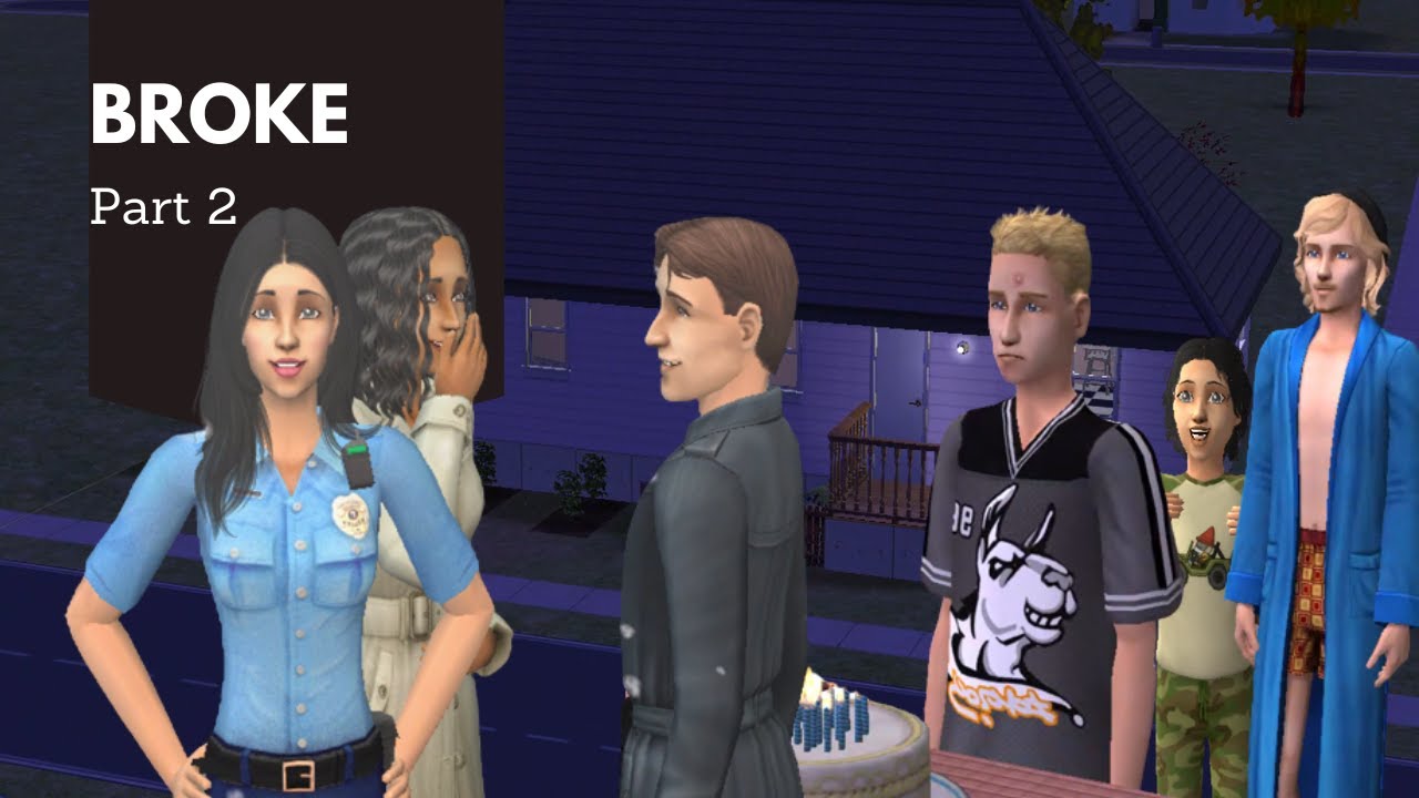 The Sims 2 - Broke - Part 2 - No commentary - YouTube