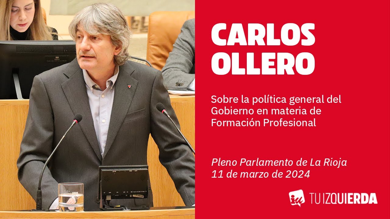 Carlos Ollero sobre la situación de la Formación Profesional en La ...