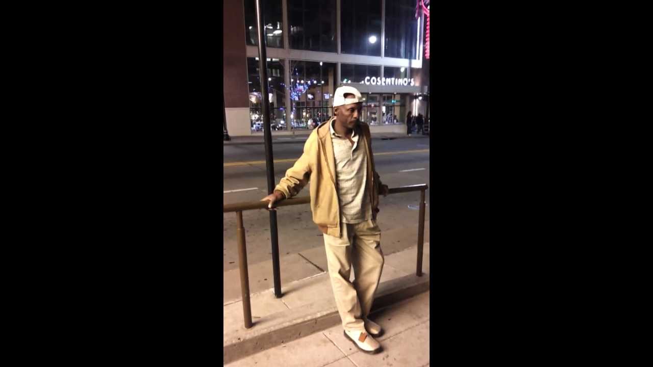 Crazy crackhead outside kendrick lamar - YouTube