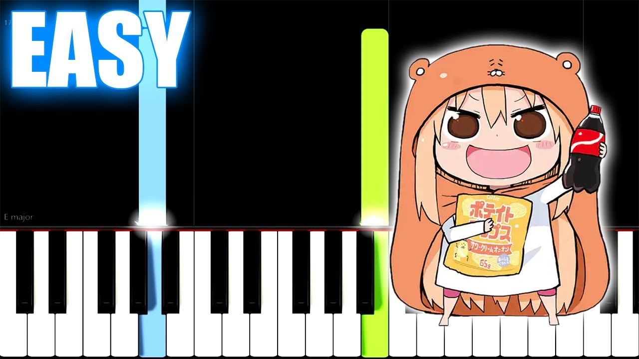 Kakushinteki☆Metamaruphose! - Himouto Umaru-Chan - SLOW EASY Piano ...