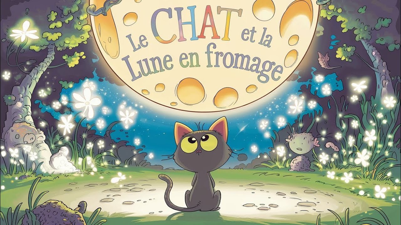 Le chat et la lune en fromage🐱🧀 Raconte-moi Une Histoire 📖🧚🏻‍♀️ - YouTube