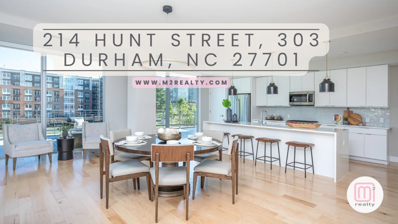 SOLD - $696/sf - 214 Hunt Street | #303 Durham, NC | 27701 - YouTube