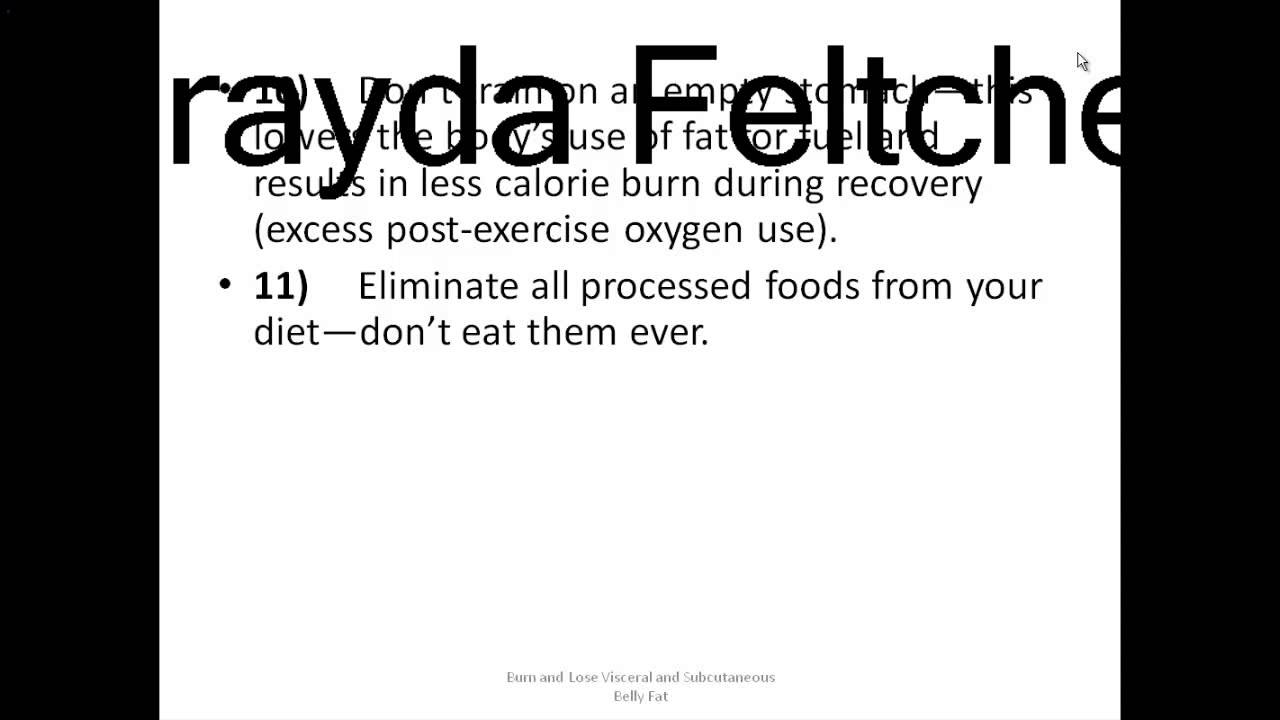 Top 30 Tips To Get Rid Of Belly Fat | Belly Fat Subcutaneous - YouTube