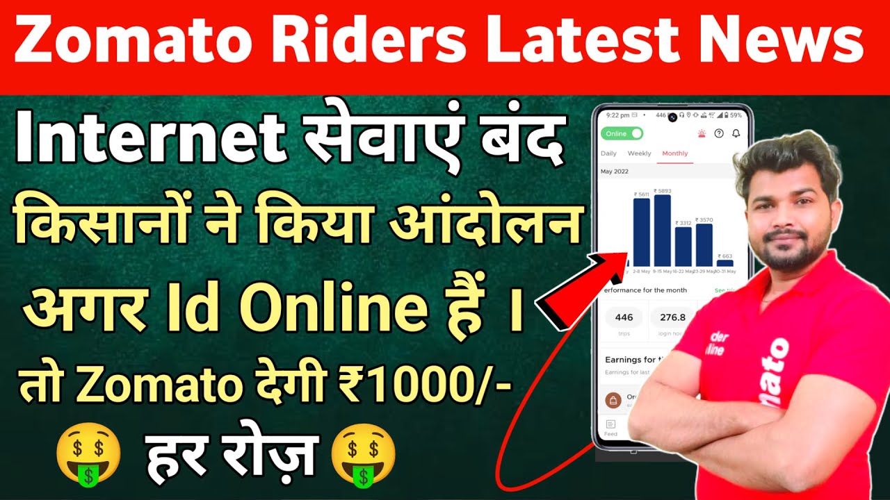 Zomato delivery latest update for zomato rider | Zomato में login करने ...
