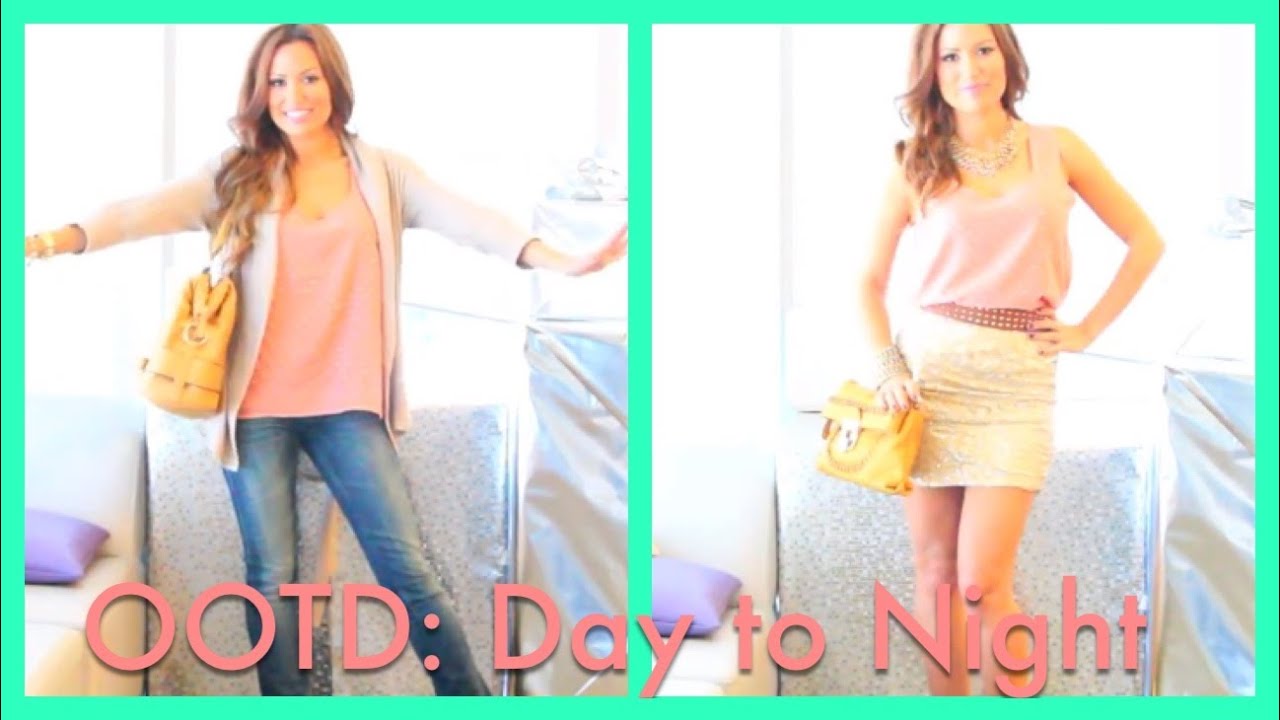 OOTD: Day to Night Holiday Outfits - YouTube