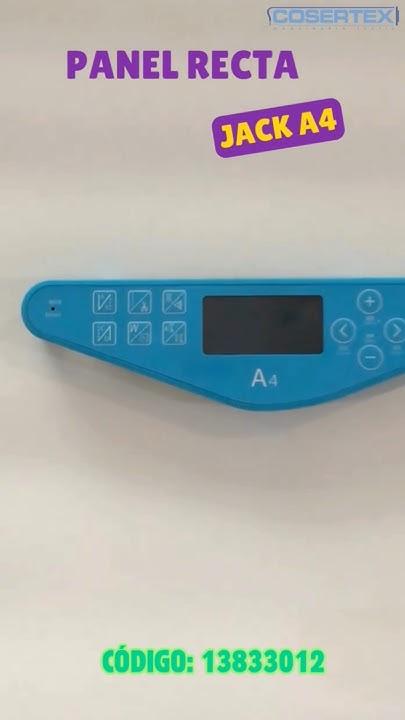 panel de máquina recta Jack A4 #repuestos #diy #confeccion #costura - YouTube